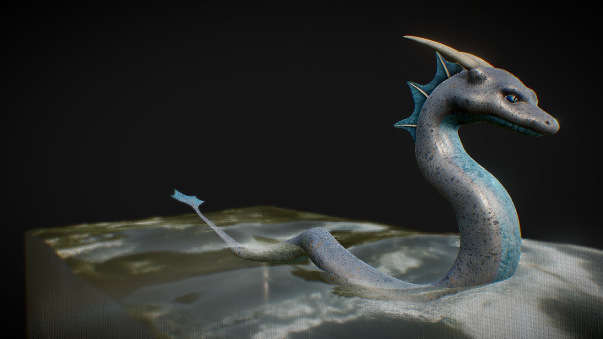 Sea Dragon - 3D model by Adam_Black [c82fe19] - Sketchfab