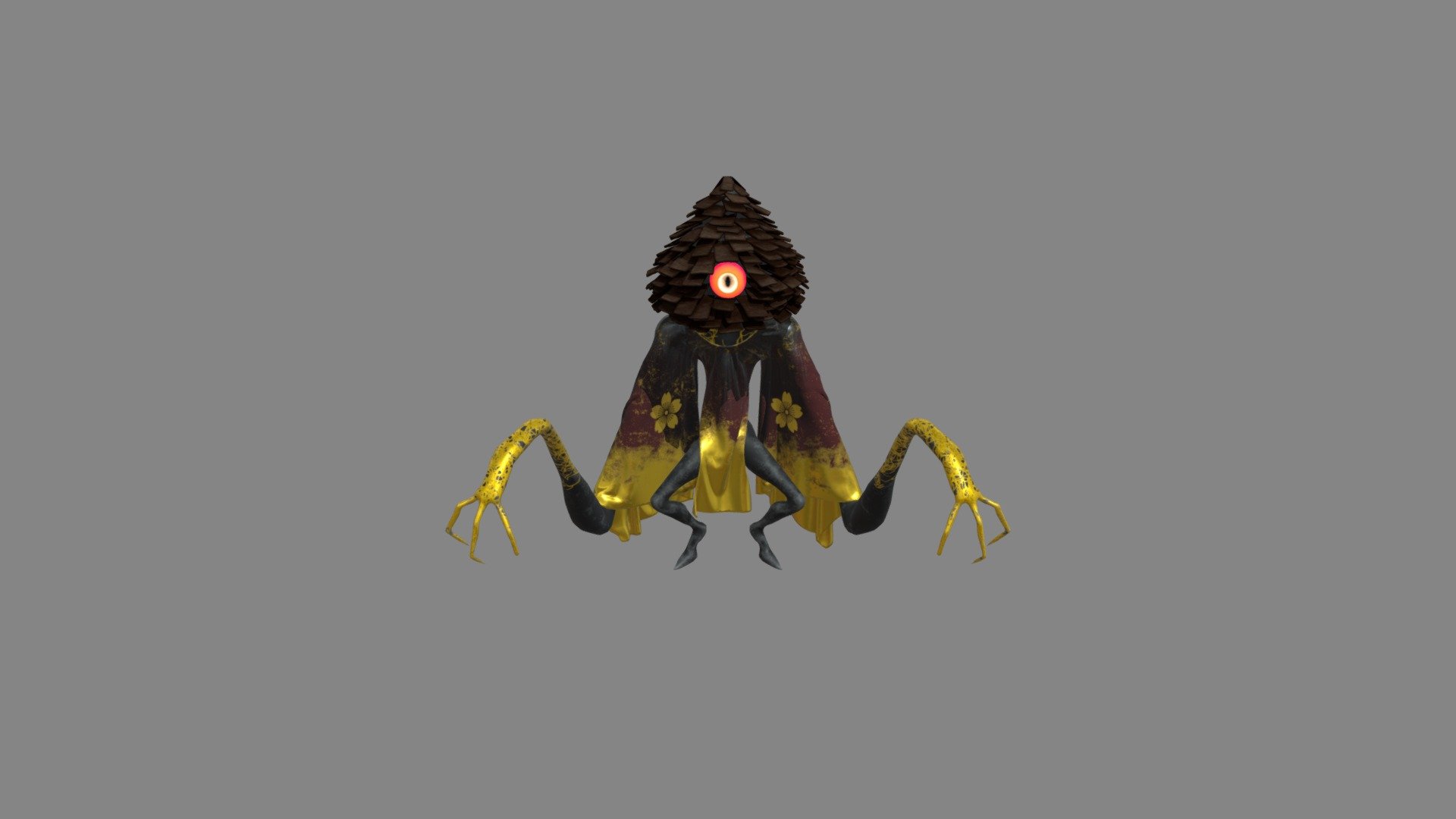 Creature Yokai - 3D model by HugoCostarelli [c83027b] - Sketchfab