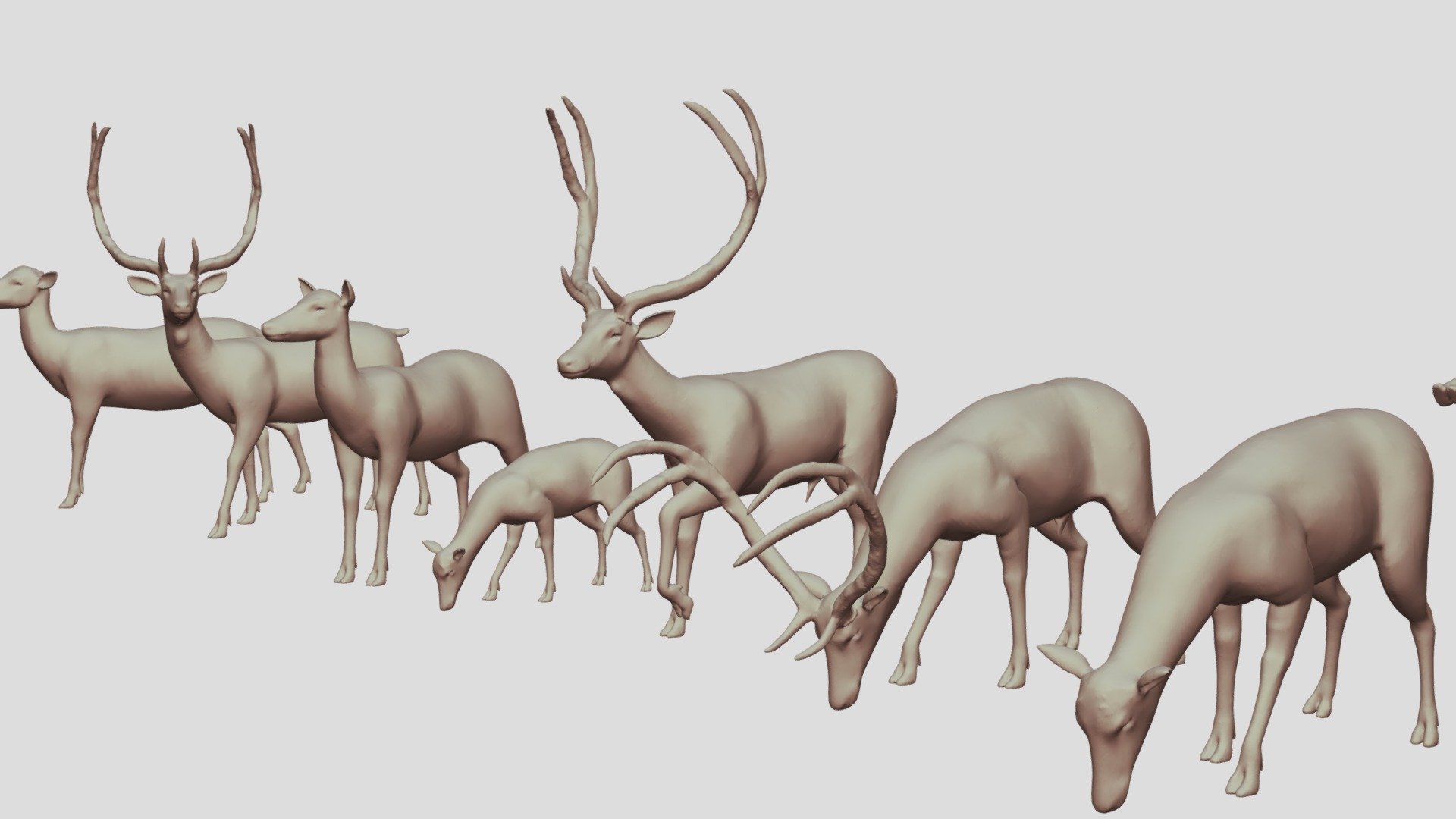 (Prehistoric) fallow deer - 3D model by Picoypincel [c830b1b] - Sketchfab