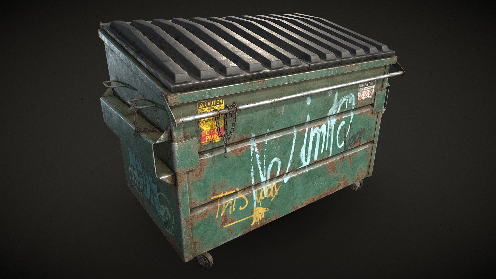 Garbage Bin - 3D model by Marcus Gamil (@marcusgamill) [c8317bd ...