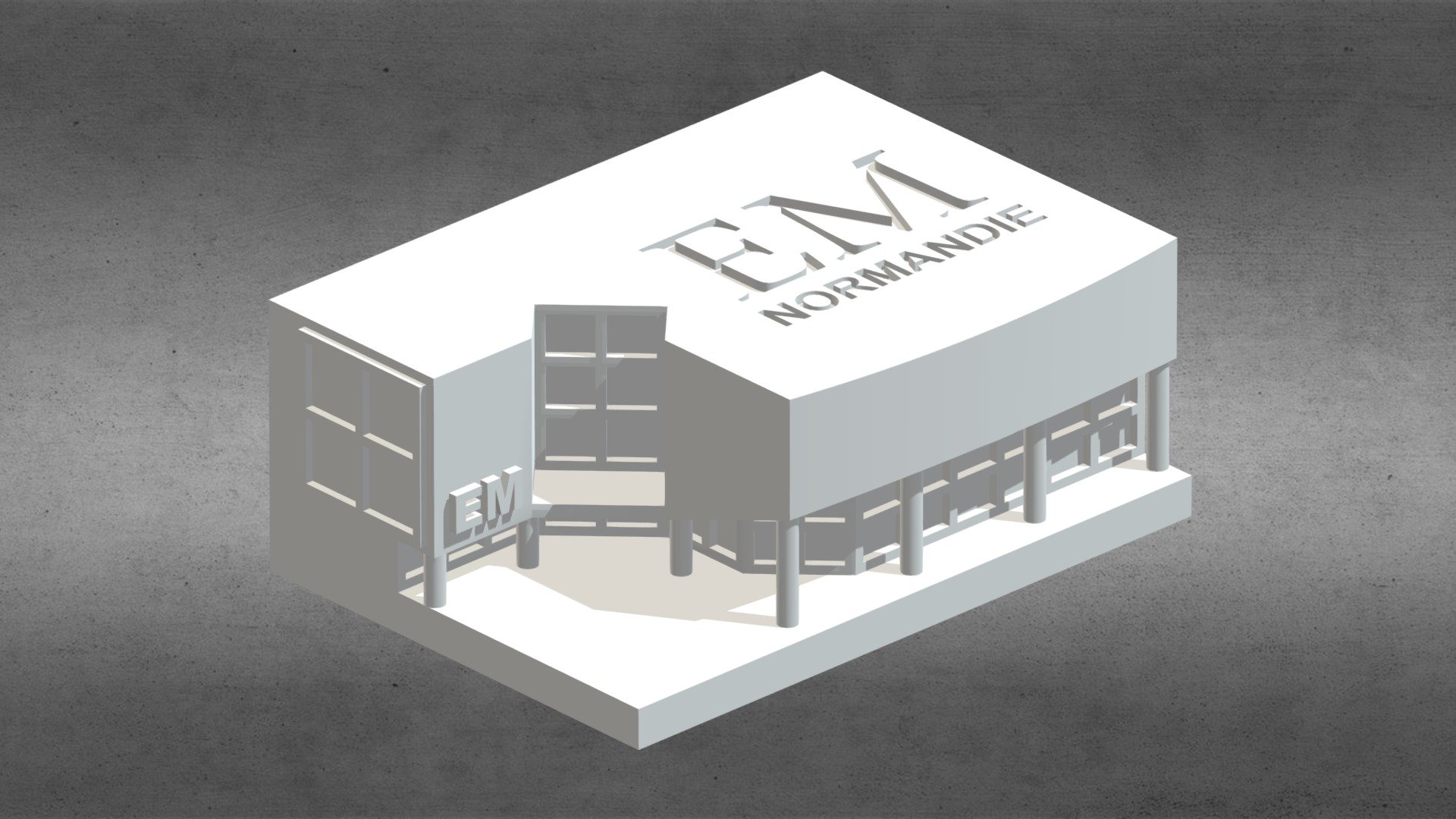 Batiment EMN - 3D model by boris4 [c834eb7] - Sketchfab