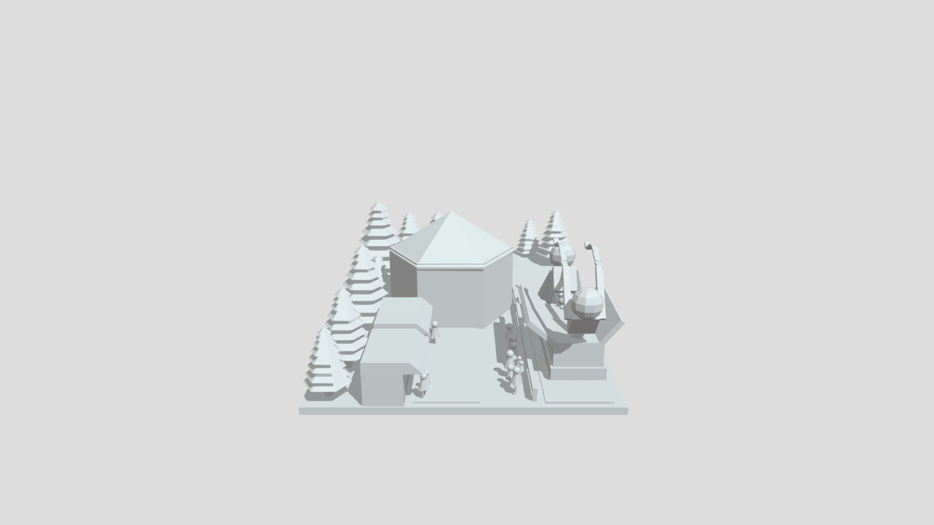 carnival diorama blockout - 3D model by xyoshi774 [c837b26] - Sketchfab