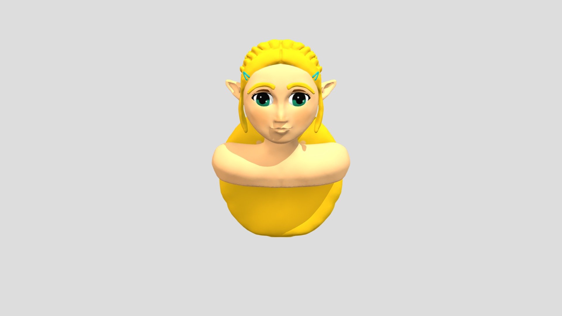 BOTW Zelda - 3D model by unskilled_amogus [c837e0e] - Sketchfab