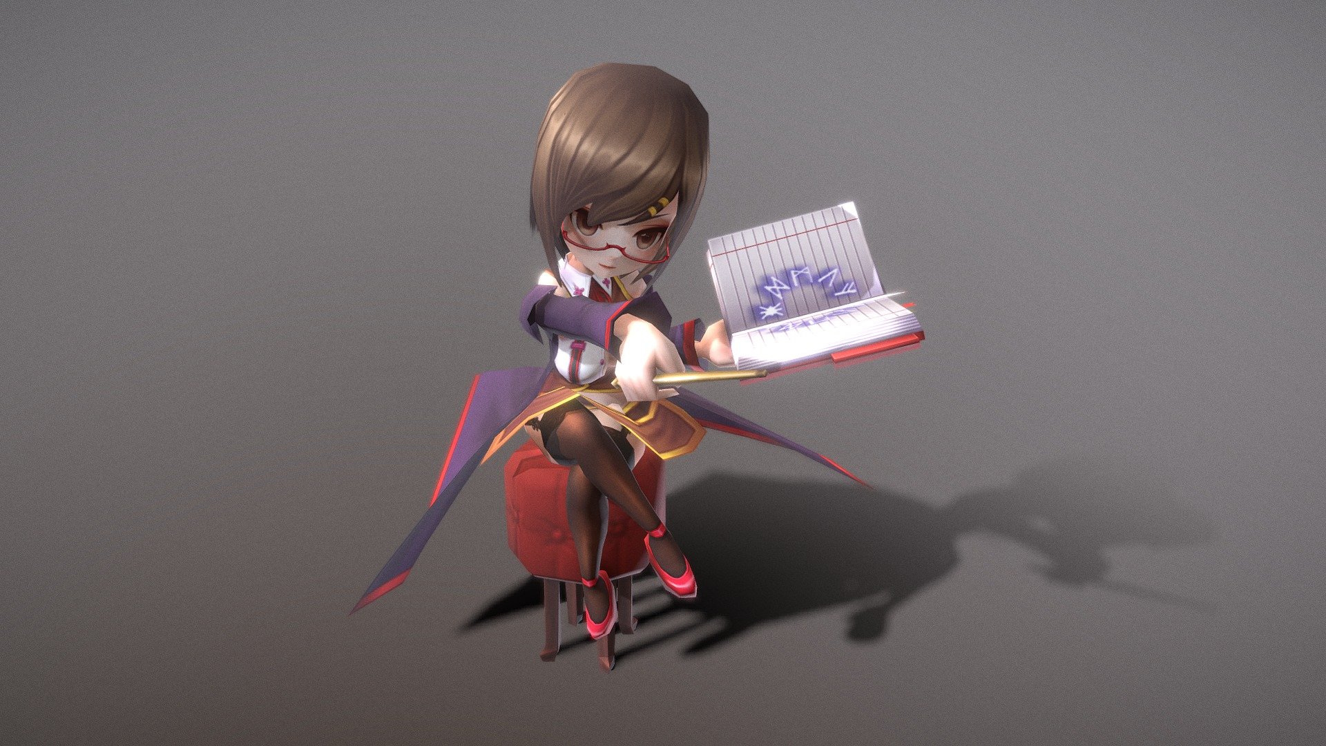 Casual RPG Character - 27 Sopia - 3D model by jjstudio222 [c83ab77 ...