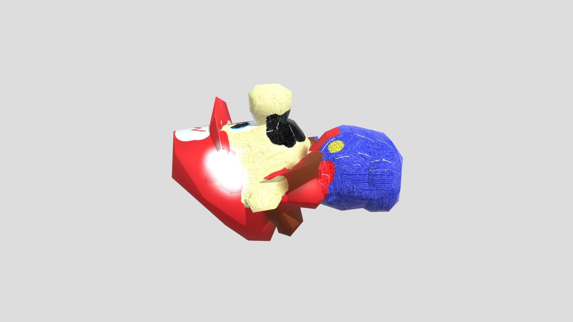 Mario64 figure - Download Free 3D model by SANTIQDCO [c83ebc7] - Sketchfab