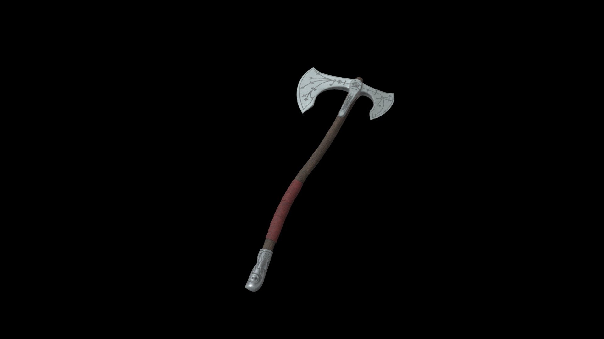 GoW Inspired Viking Axe - 3D model by Vítor Fernandes (@VitorHFer ...