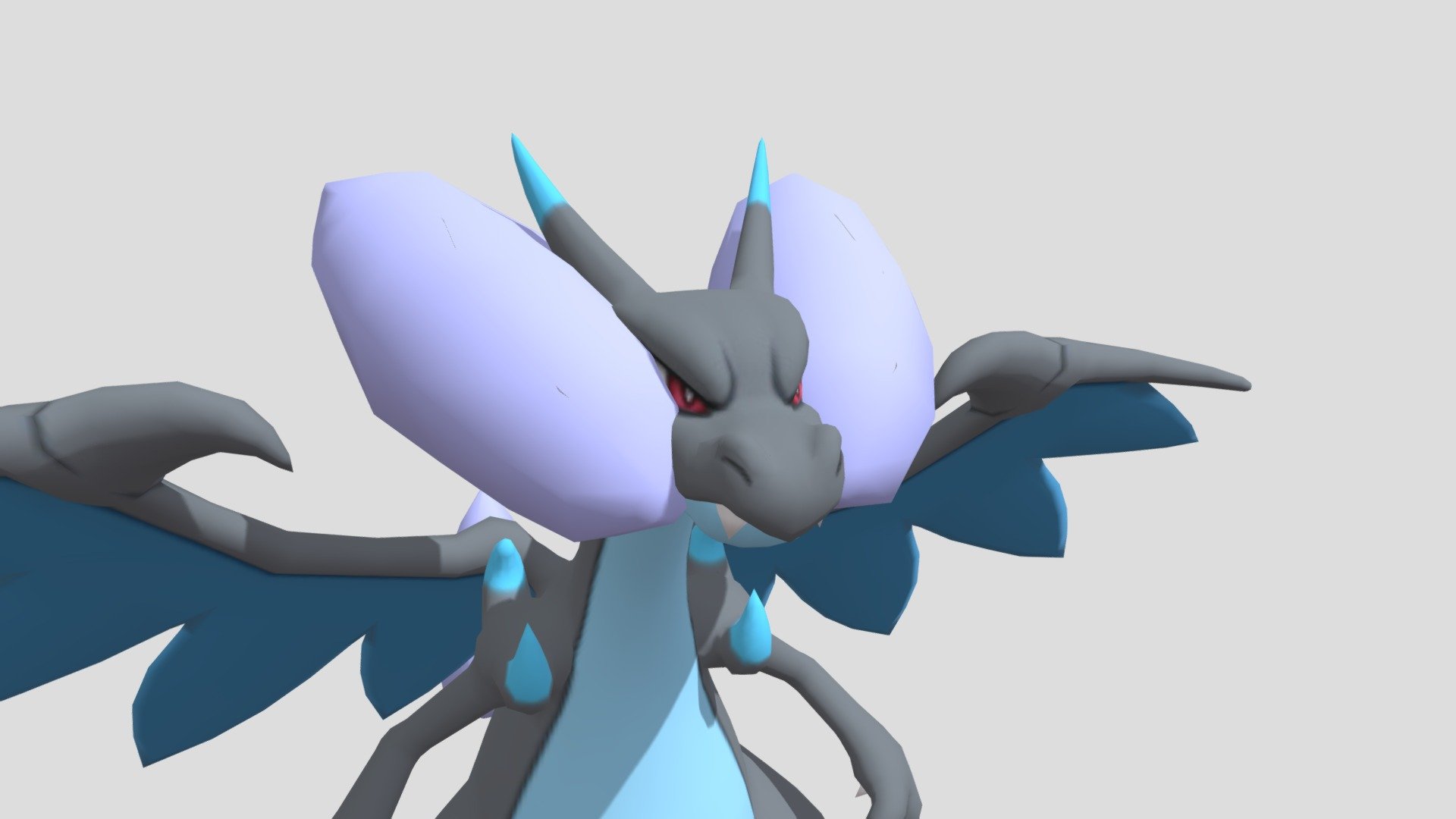 Charizard Mega X🔥 - Download Free 3D model by Juliocesar6328 [c8410d7 ...