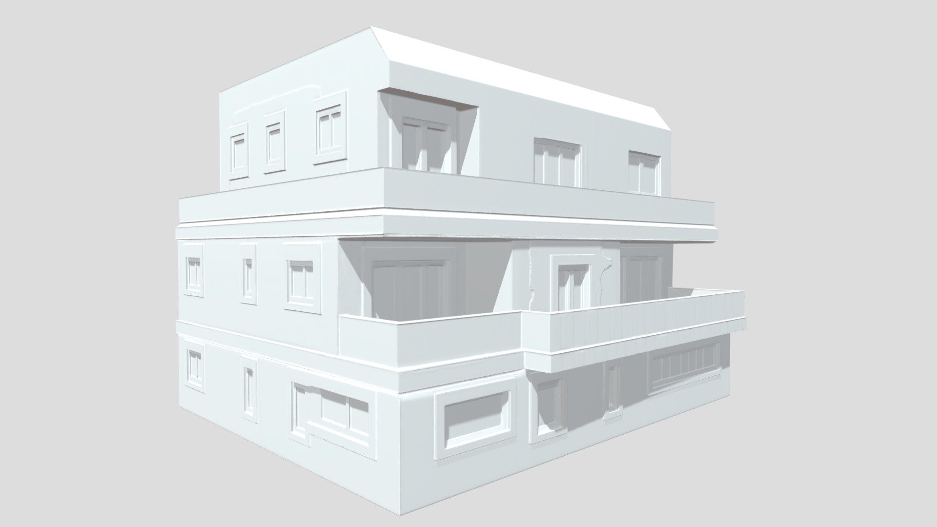 Building_03(white) - Download Free 3D model by Ksenia (@minova.ksenia ...