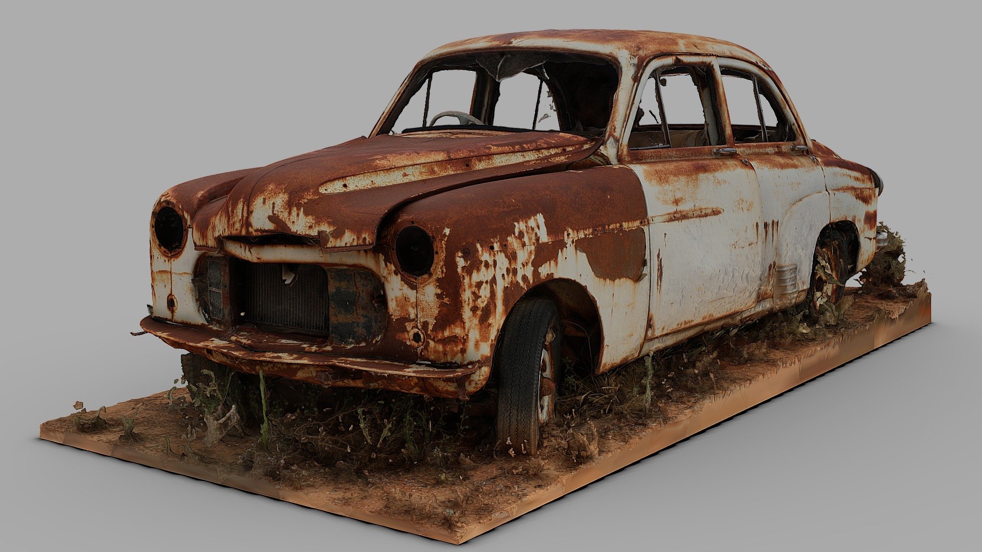 Deserted Car (Raw Scan) - Buy Royalty Free 3D model by Renafox ...