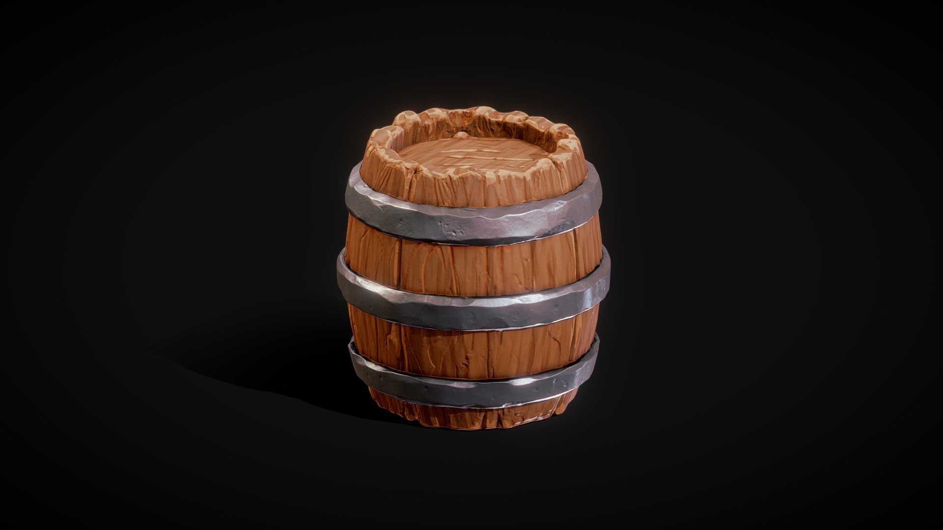 Stylized Barrel - 3D model by Goob (@GoobNoob) [c846744] - Sketchfab