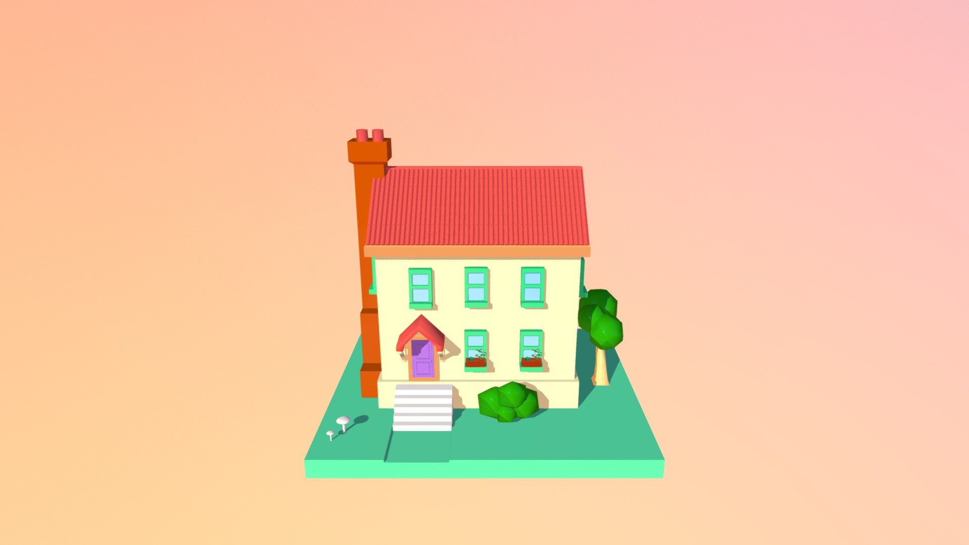 House_design_v2 - 3D model by wearevra [c846883] - Sketchfab