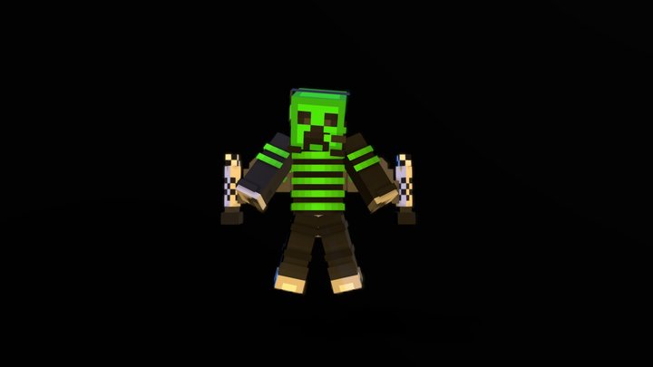 Minecraft-skin 3D models - Sketchfab
