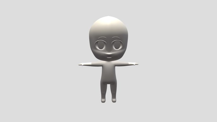 Chibi-character 3D models - Sketchfab