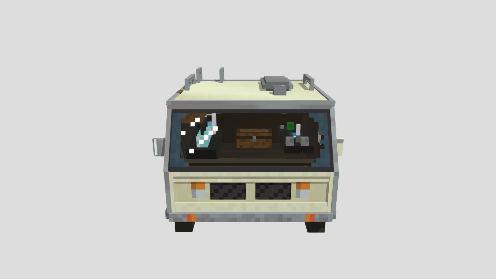 1986 Fleetwood Bounder but it Minecraft boat - 3D model by JemFillex ...