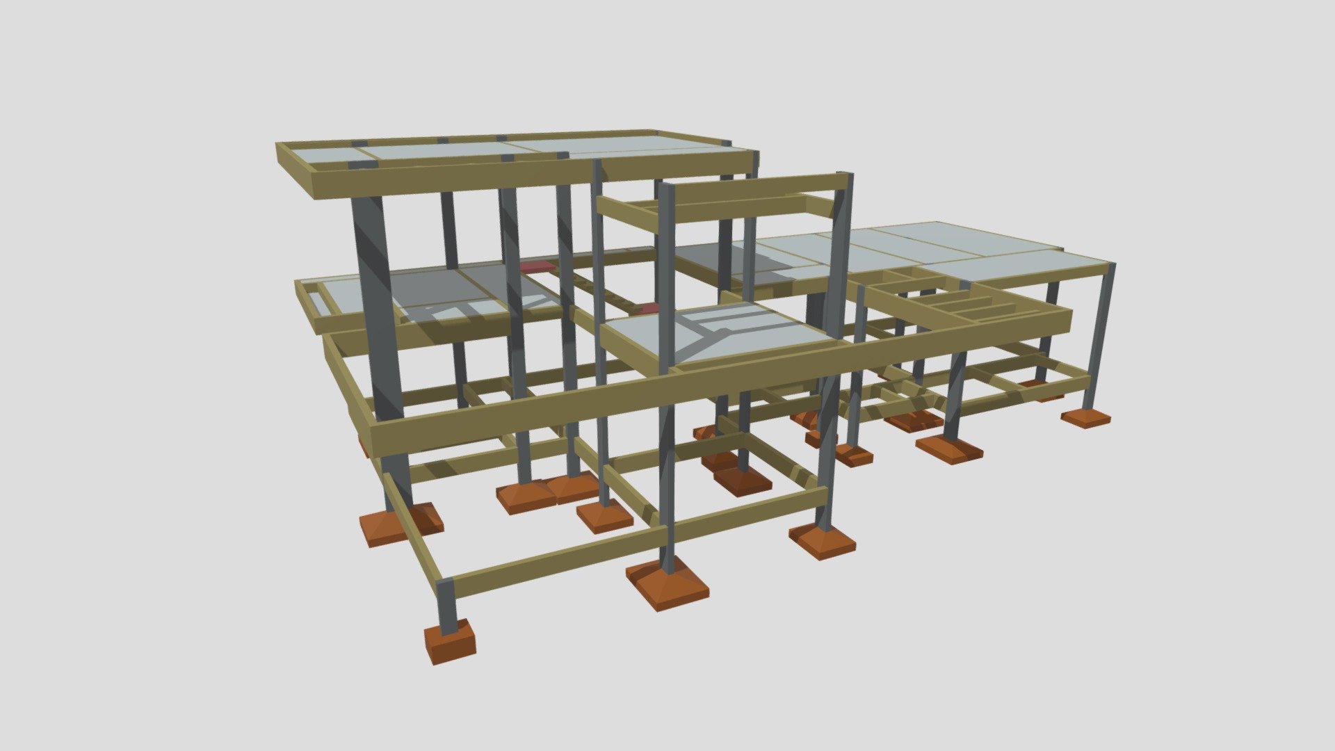 ESTRUTURAL RESIDÊNCIA LECA - 3D model by Pedro d'Almeida | Engenharia ...