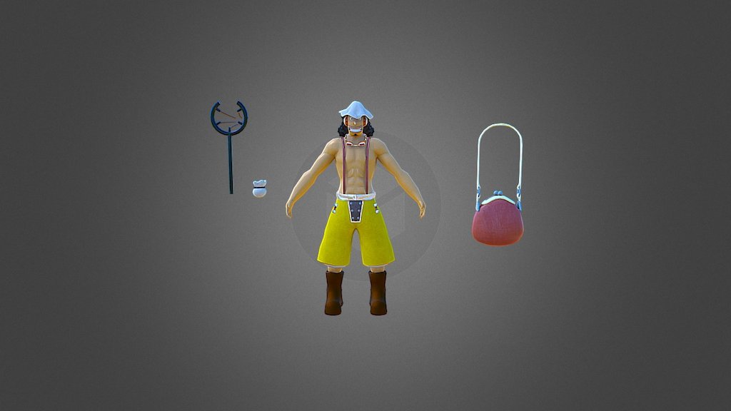 Usopp - 3D model by Fbin [c8485e3] - Sketchfab