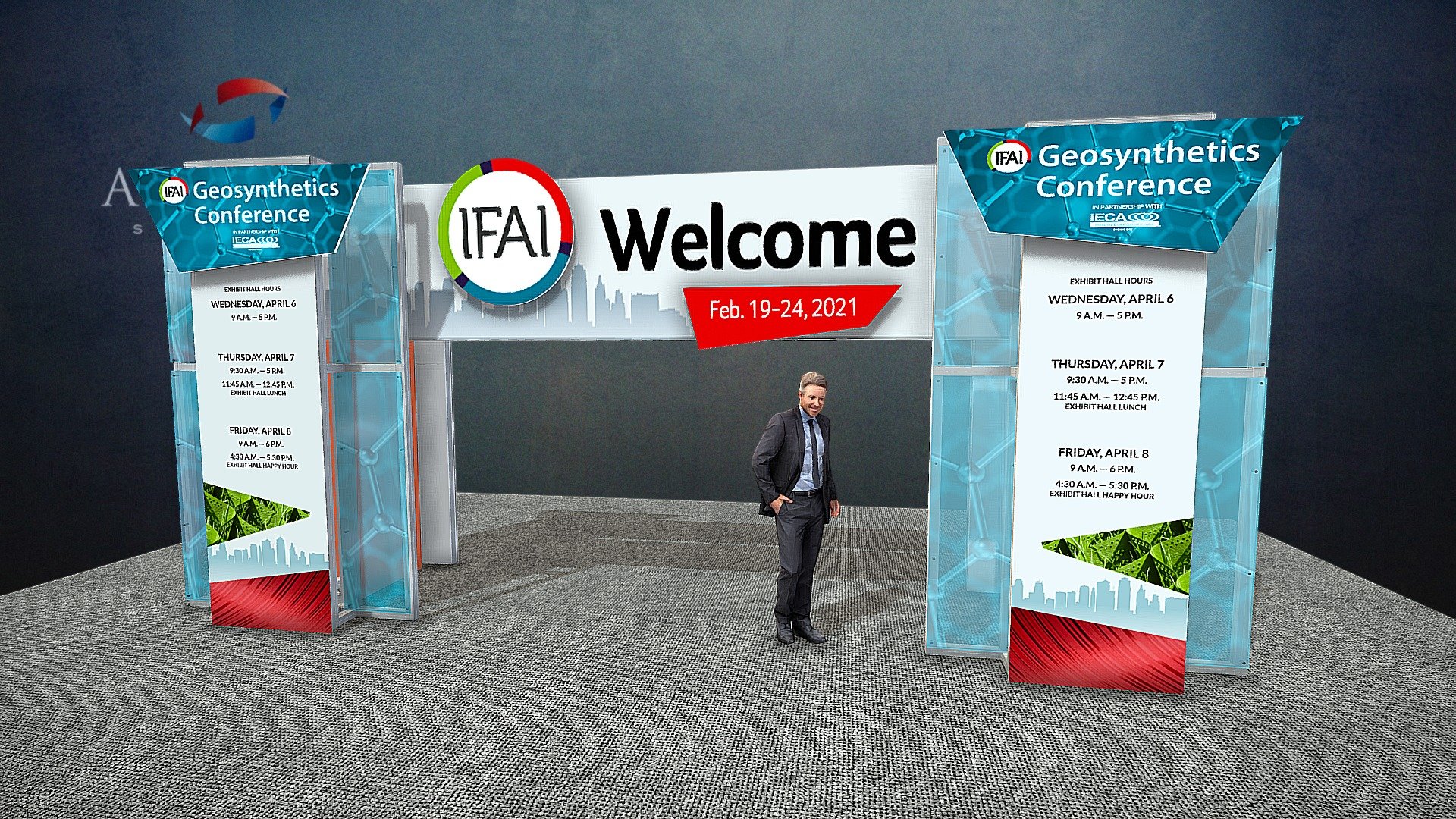 IFAI - ENTRANCE - 3D model by AGS Expo Services (@AGS-EXPO) [c84d881 ...