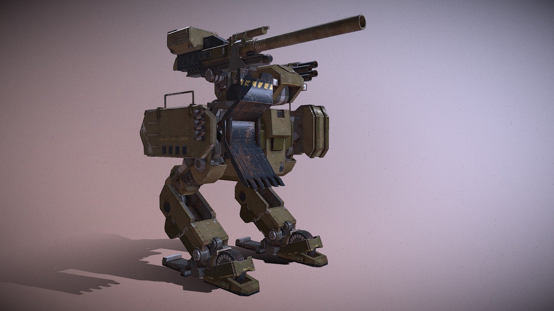 War Mech Rigged - Buy Royalty Free 3D model by aaokiji [c84dd7c ...