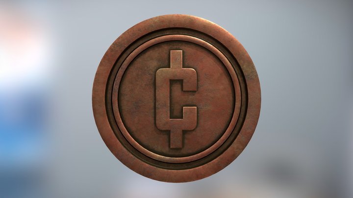Low-poly-coin 3D models - Sketchfab