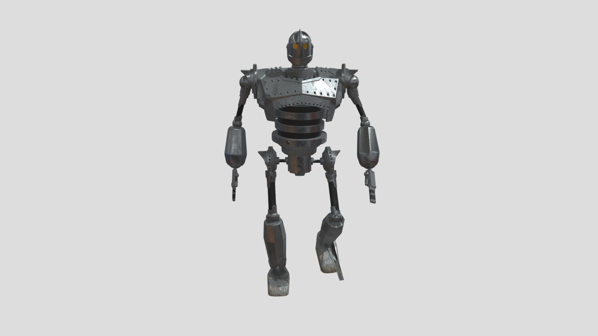 iron Giant walking - 3D model by Johnathan (@Johnathan.com) [c8507c5 ...