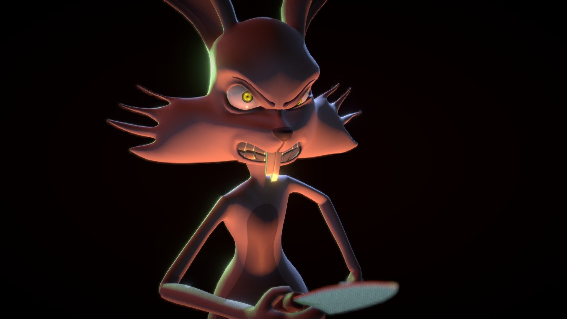 Mad Rabbit - 3D model by Natgica [c85382a] - Sketchfab