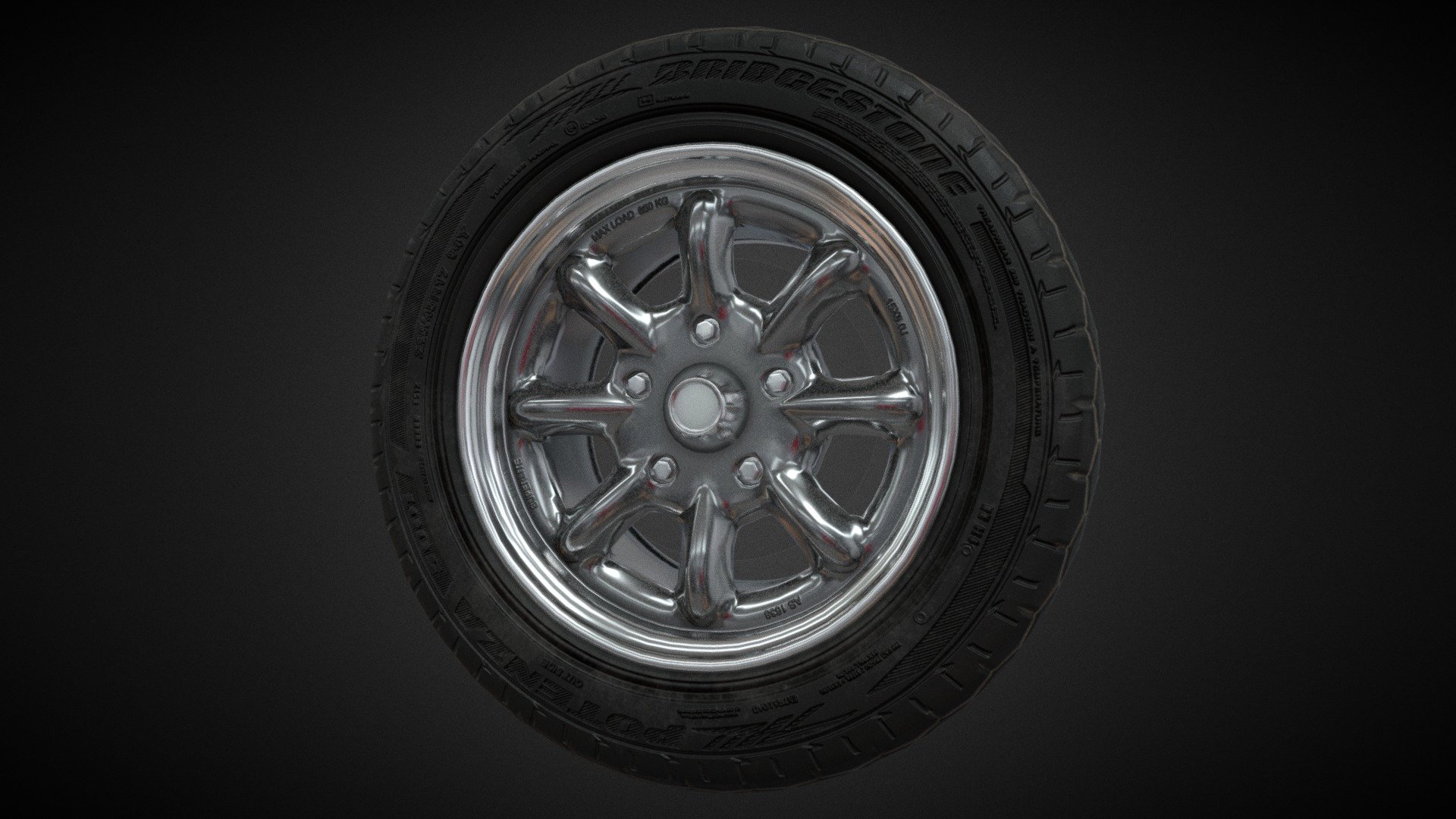 Classic Wheel R15 - Download Free 3D model by PaperDiCE [c853b0d ...