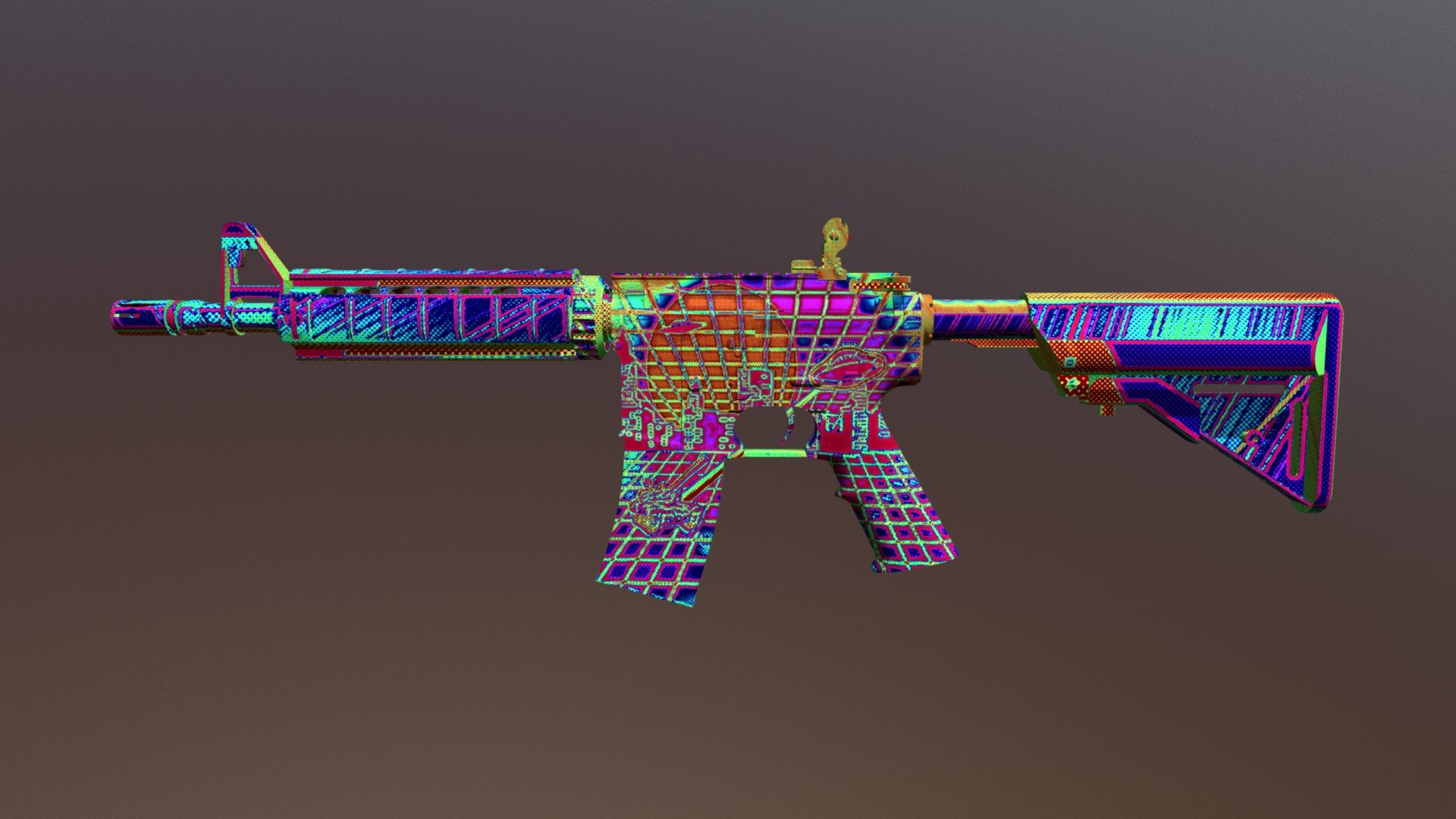 M4a4 - 3D model by corob88 [c854f47] - Sketchfab