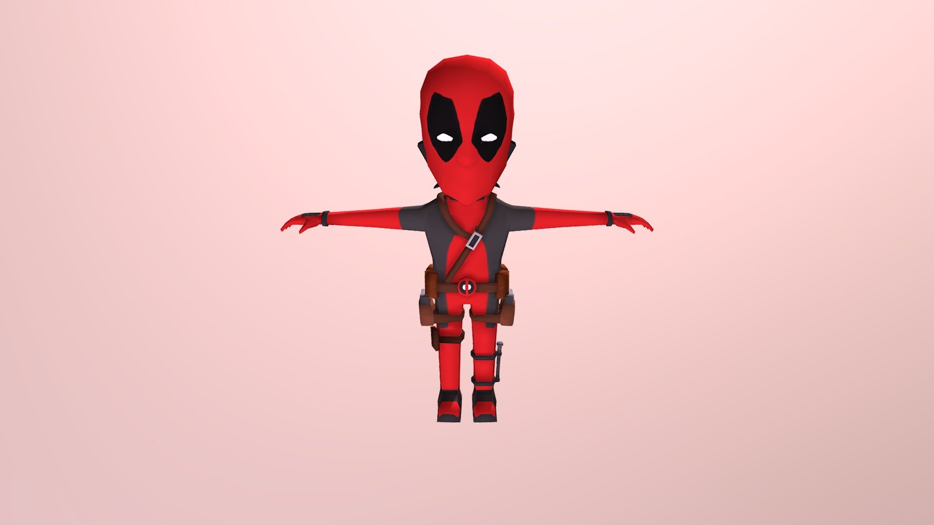 Mini DeadPool - 3D model by marcelo27122003 [c855619] - Sketchfab