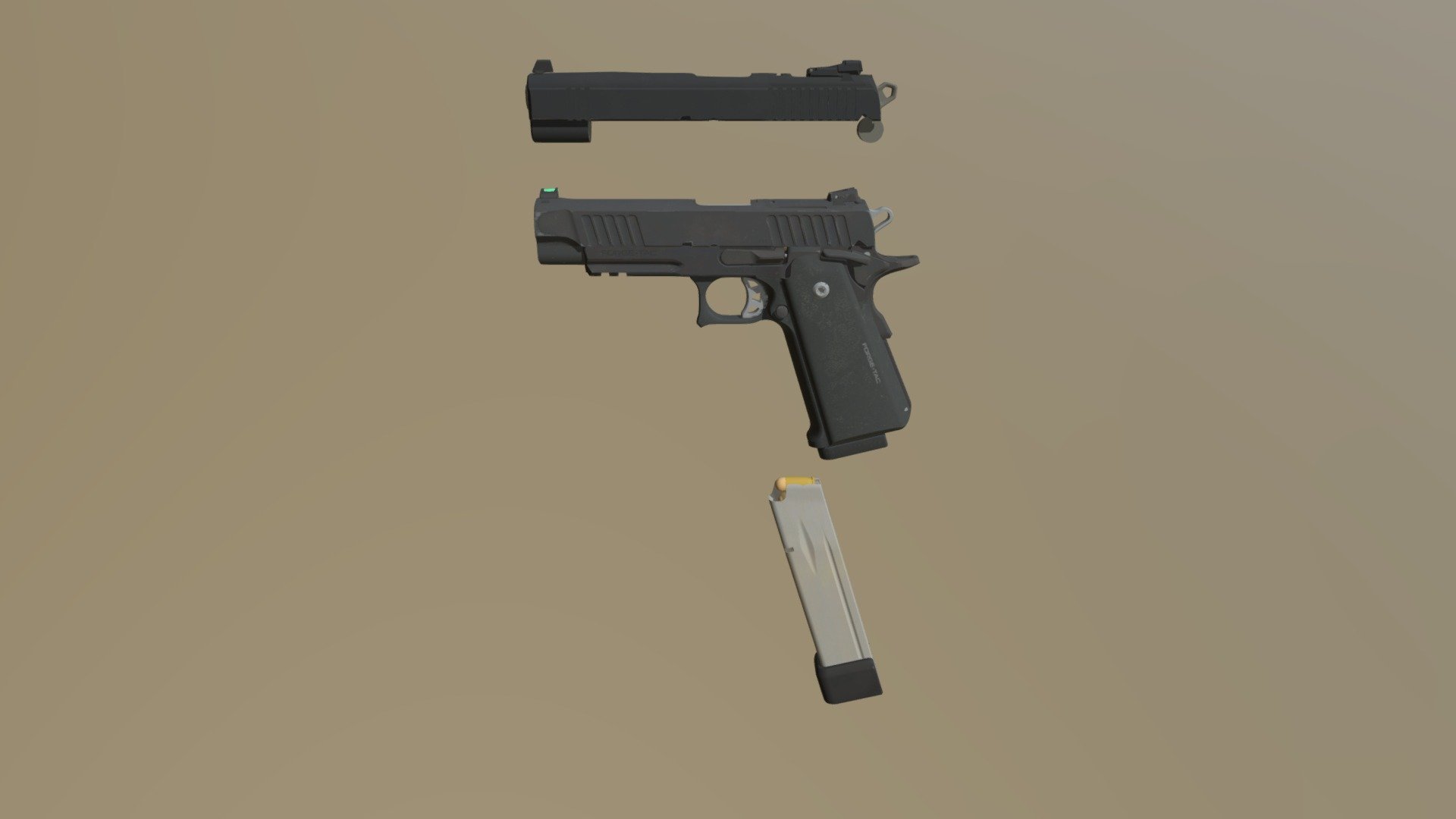 Call of Duty: MWII (2022) - 9mm Daemon - Download Free 3D model by ...