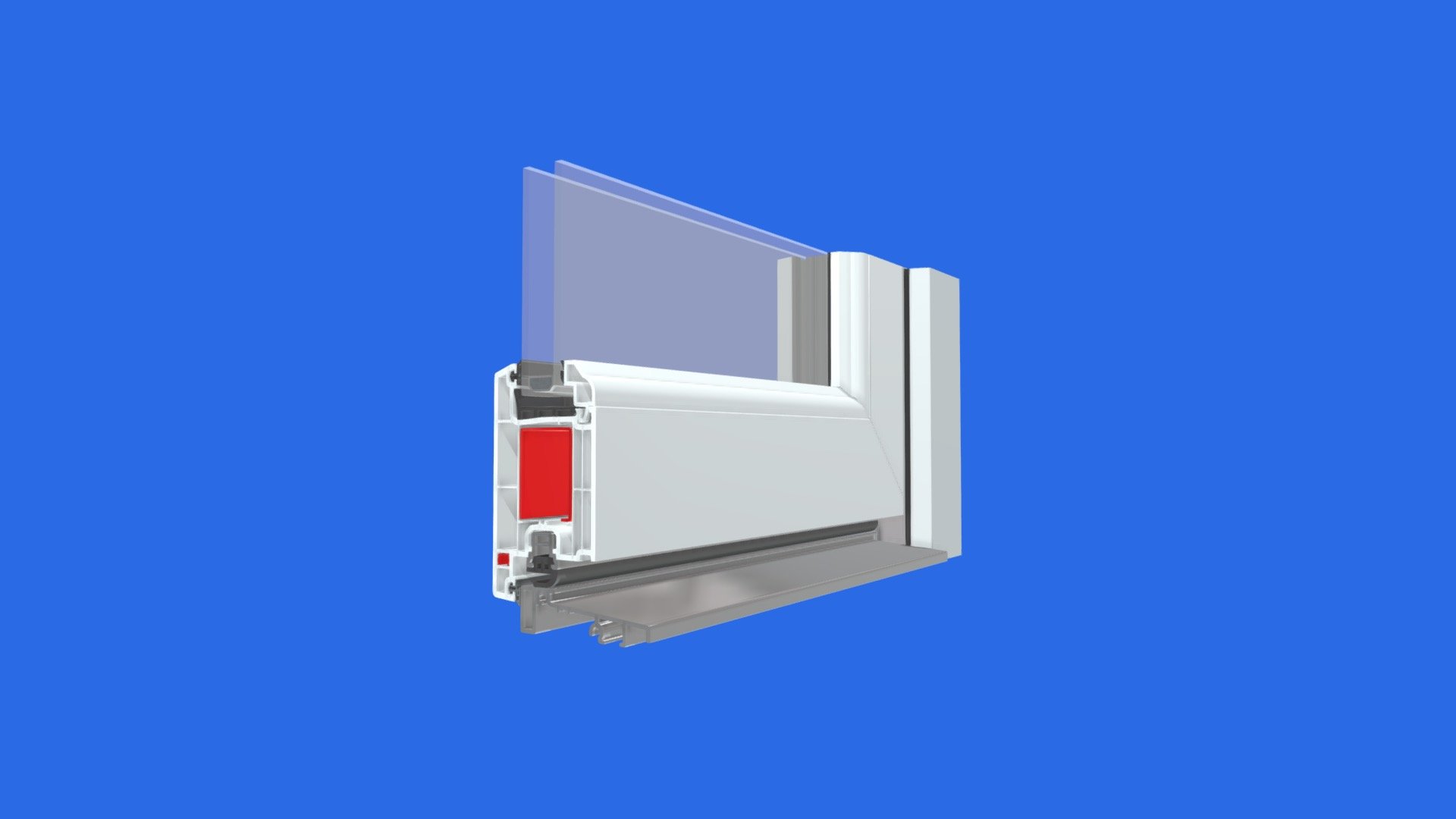 Everest Max - Umbral inferior de aluminio - 3D model by Deceuninck ... Everest Max - Umbral inferior de aluminio - 3D model by Deceuninck ...