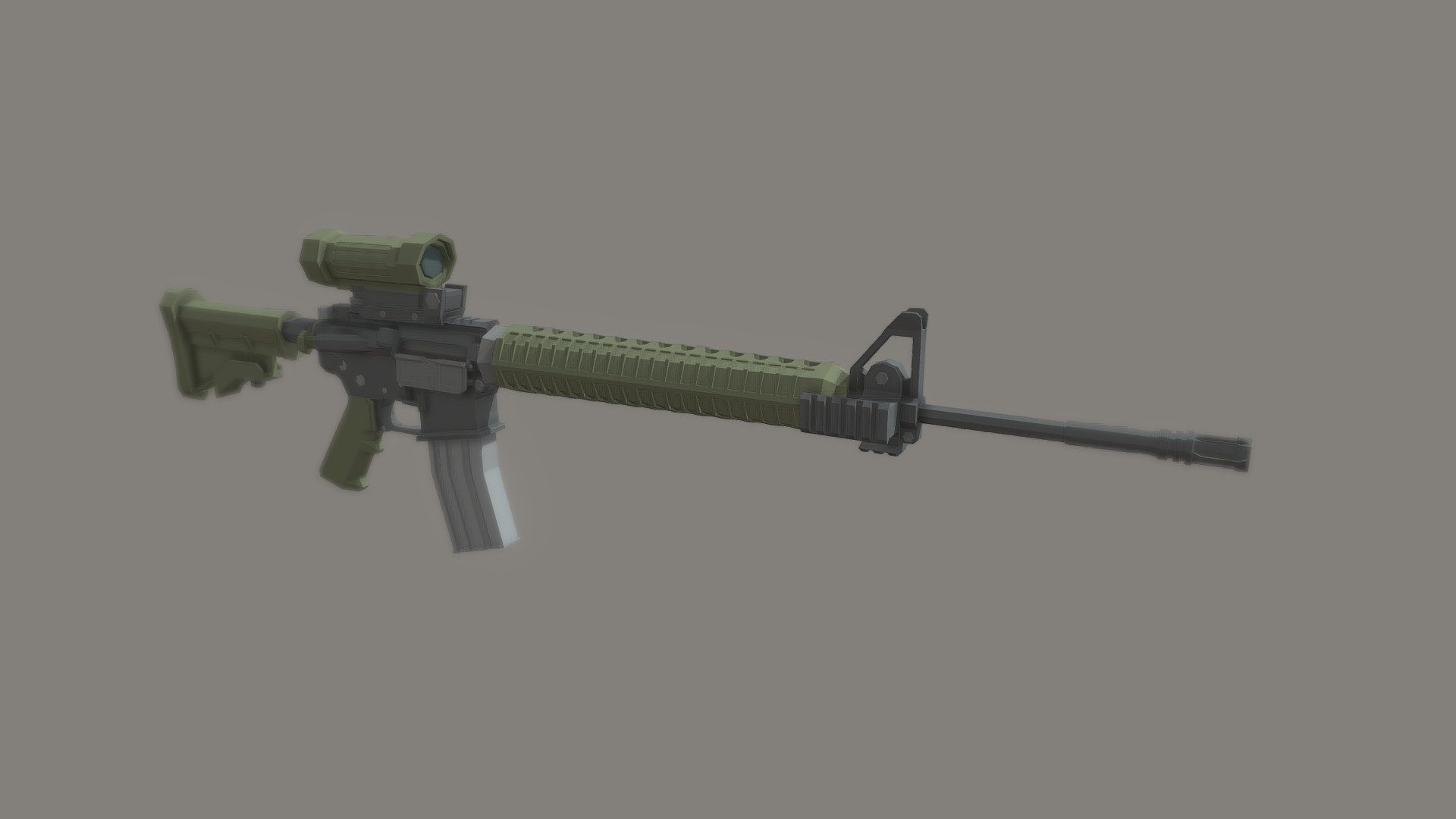 Colt Canada C7A2 - 3D model by Merukitty [c858216] - Sketchfab