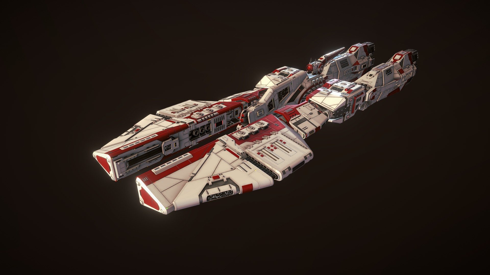 USF Polaris Centurion Class Carrier - 3D model by Infinite Fleet ...