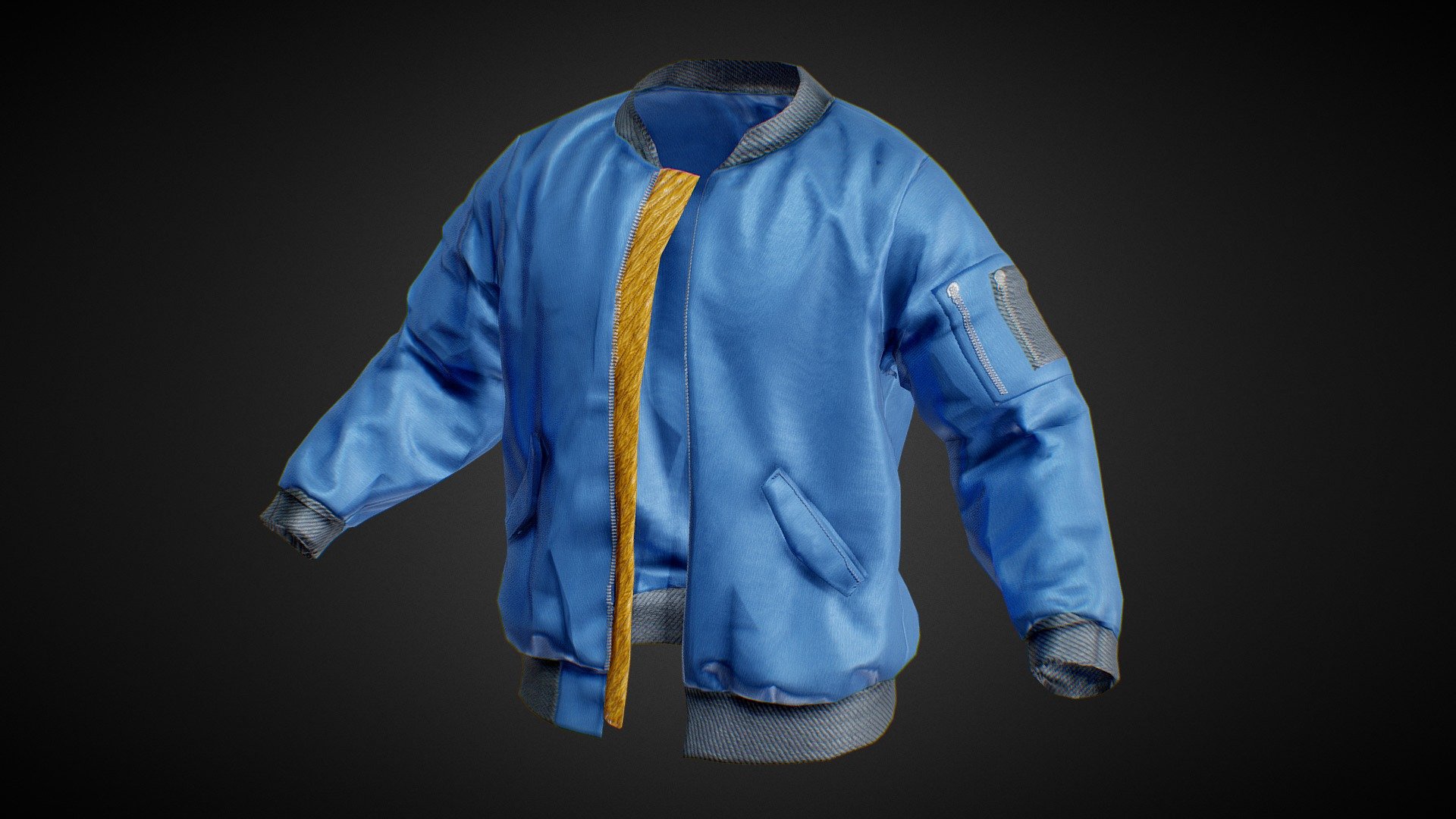 Bomber Jacket (Metahuman Ready) - Buy Royalty Free 3D model by Tiko ...