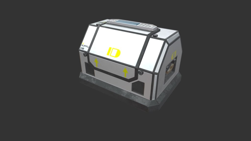 Sci Fi Supply Crate - 3D model by Ryan (@F0rge) [c859847] - Sketchfab