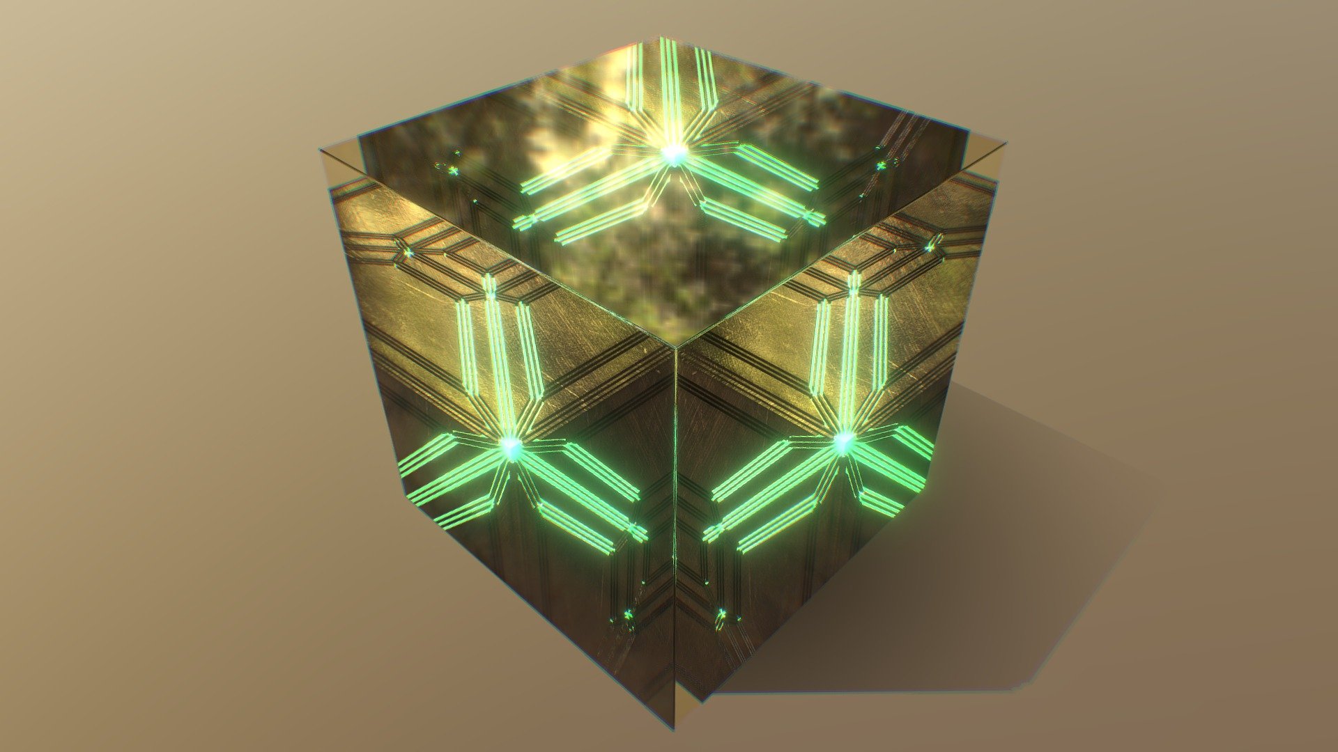 Cyber Cube - Buy Royalty Free 3D model by 3Dee (@mellydeeis) [c85a29a] - Sketchfab Store