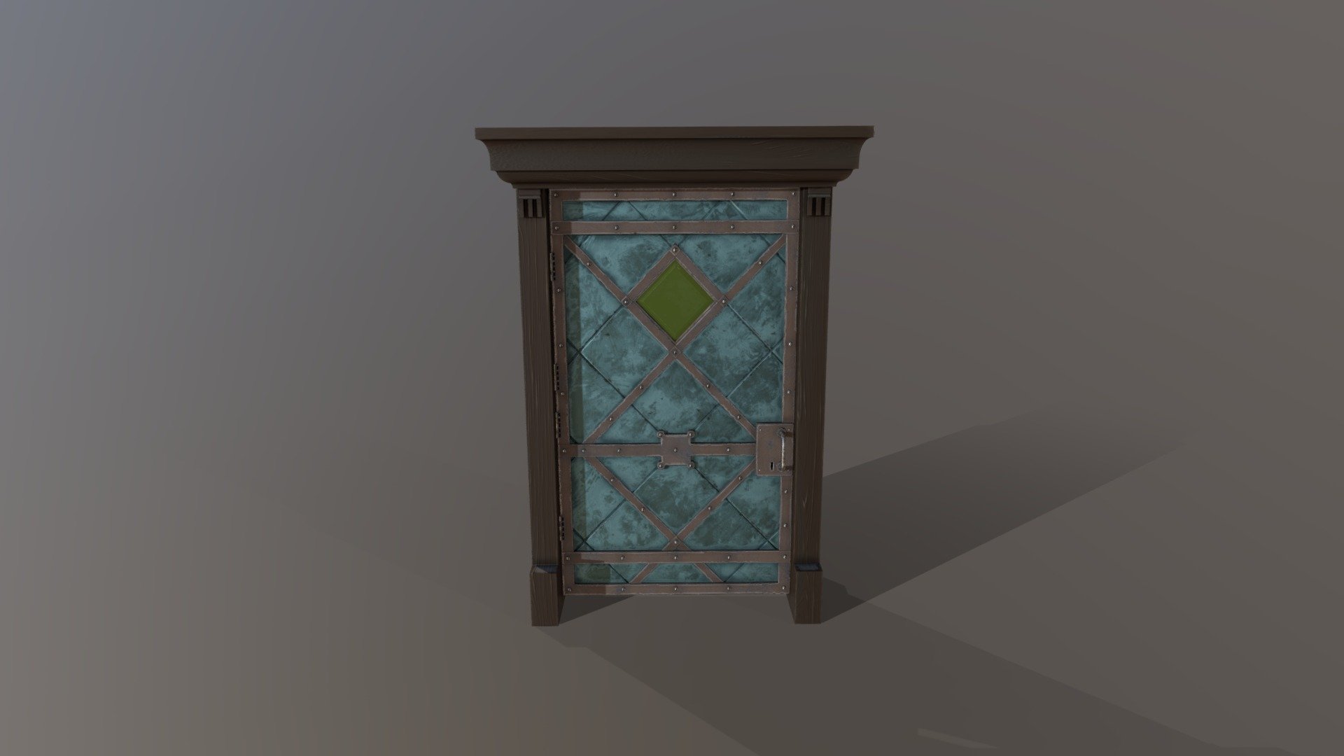 Metal door - 3D model by coconutkaos [c85bd27] - Sketchfab