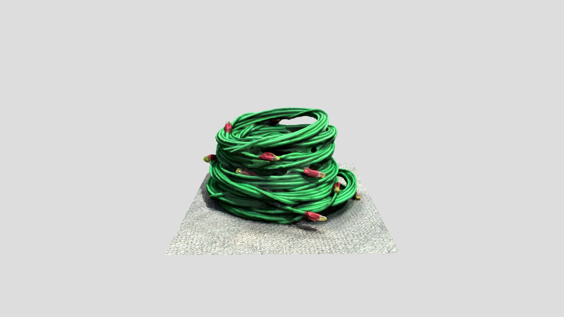 Pile of green network cables - Download Free 3D model by Laptop Gaming ...