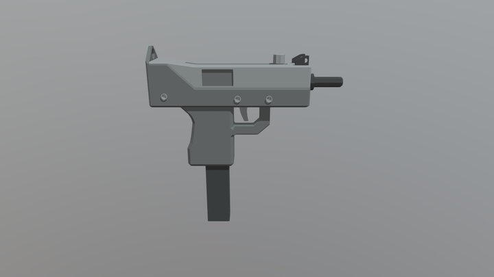 Low-poly-gun 3D models - Sketchfab