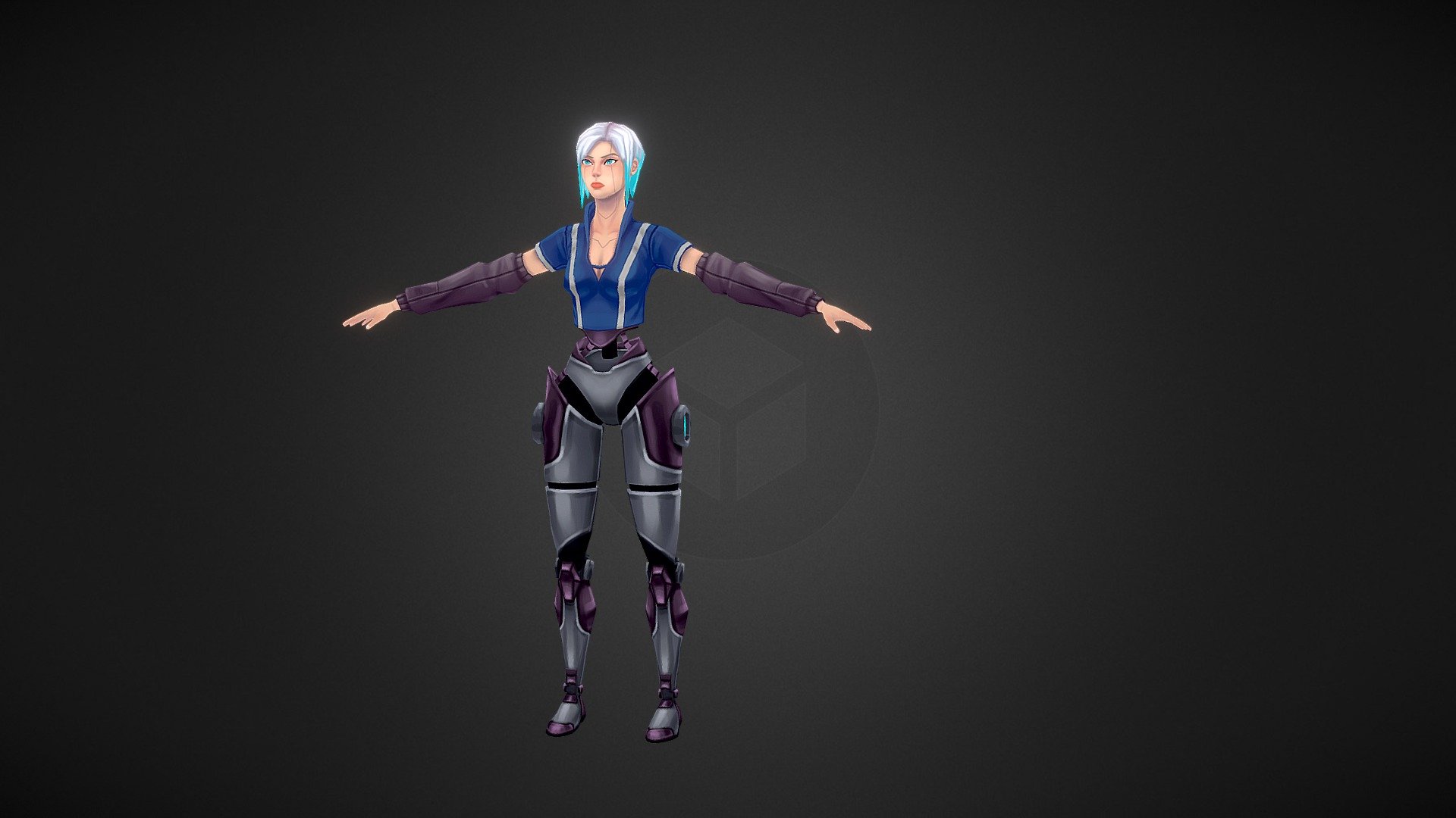 Kara_lowpoly - 3D model by Paulo Bessa (@paulobessa3d) [c8609a7 ...