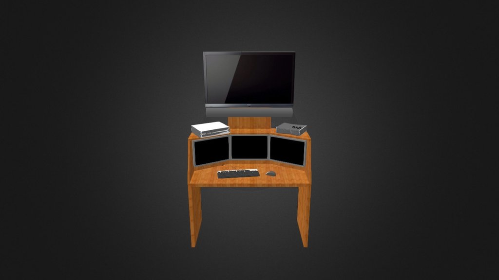 My Desk Design - 3D model by fegkay15 [c860fd7] - Sketchfab
