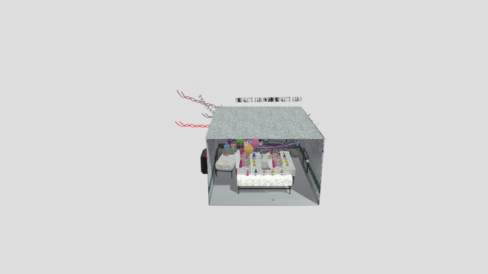 Party Room FNAF 2 - Download Free 3D model by vasyan (@vasyan2289 ...