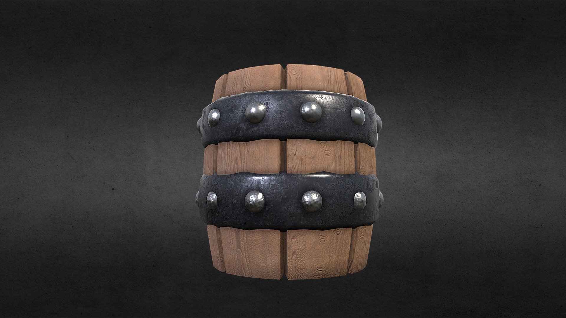 Wooden Pirate Barrel - 3D model by 160214419 [c861e72] - Sketchfab