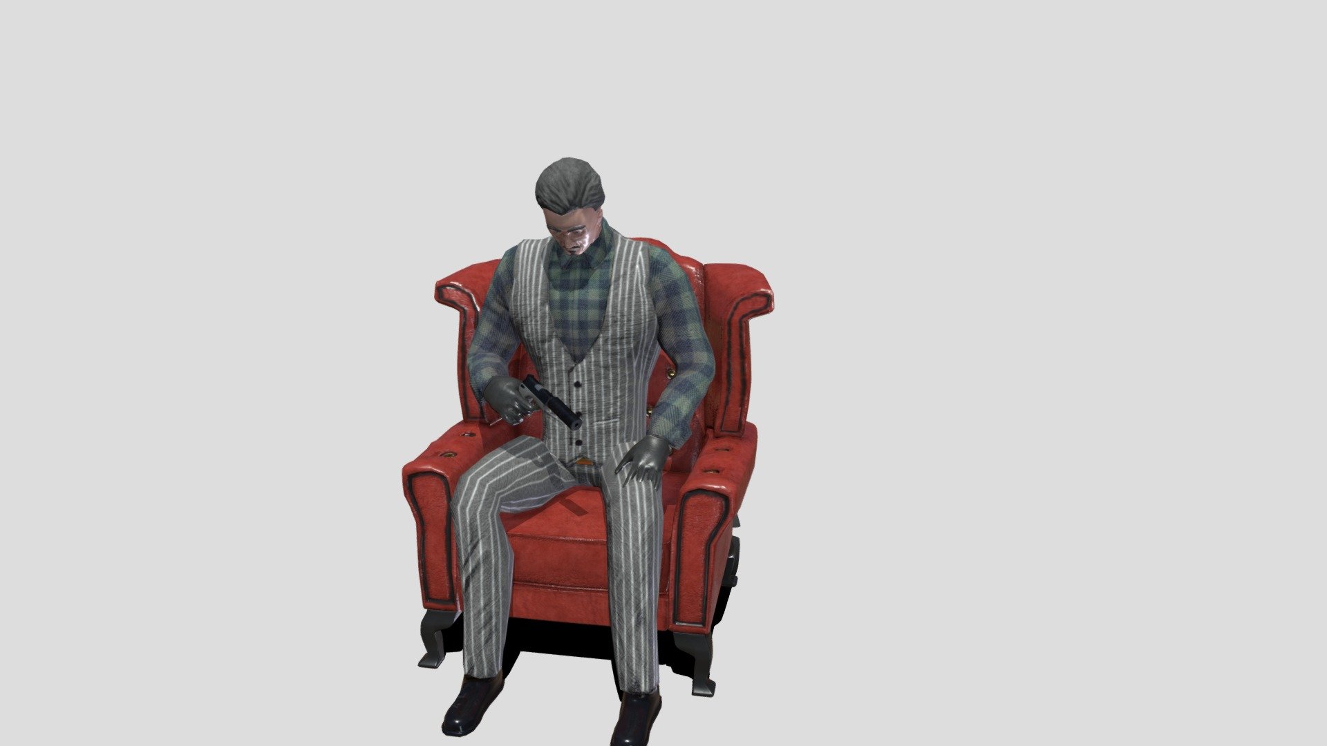 Folder Assignment 2: Character for Games - 3D model by GoldenAceOfHeart ...
