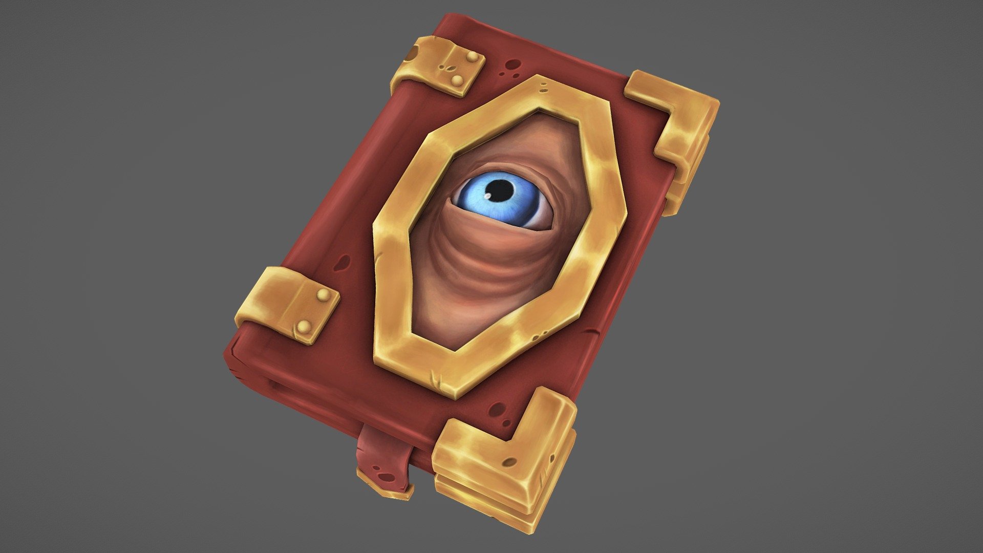 Monster book - 3D model by eline.melis [c8632ad] - Sketchfab
