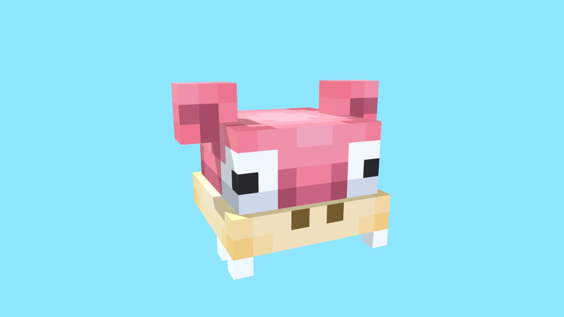 Slowpoke Hat - Download Free 3D model by 1amB1GB4ND [c8677b5] - Sketchfab