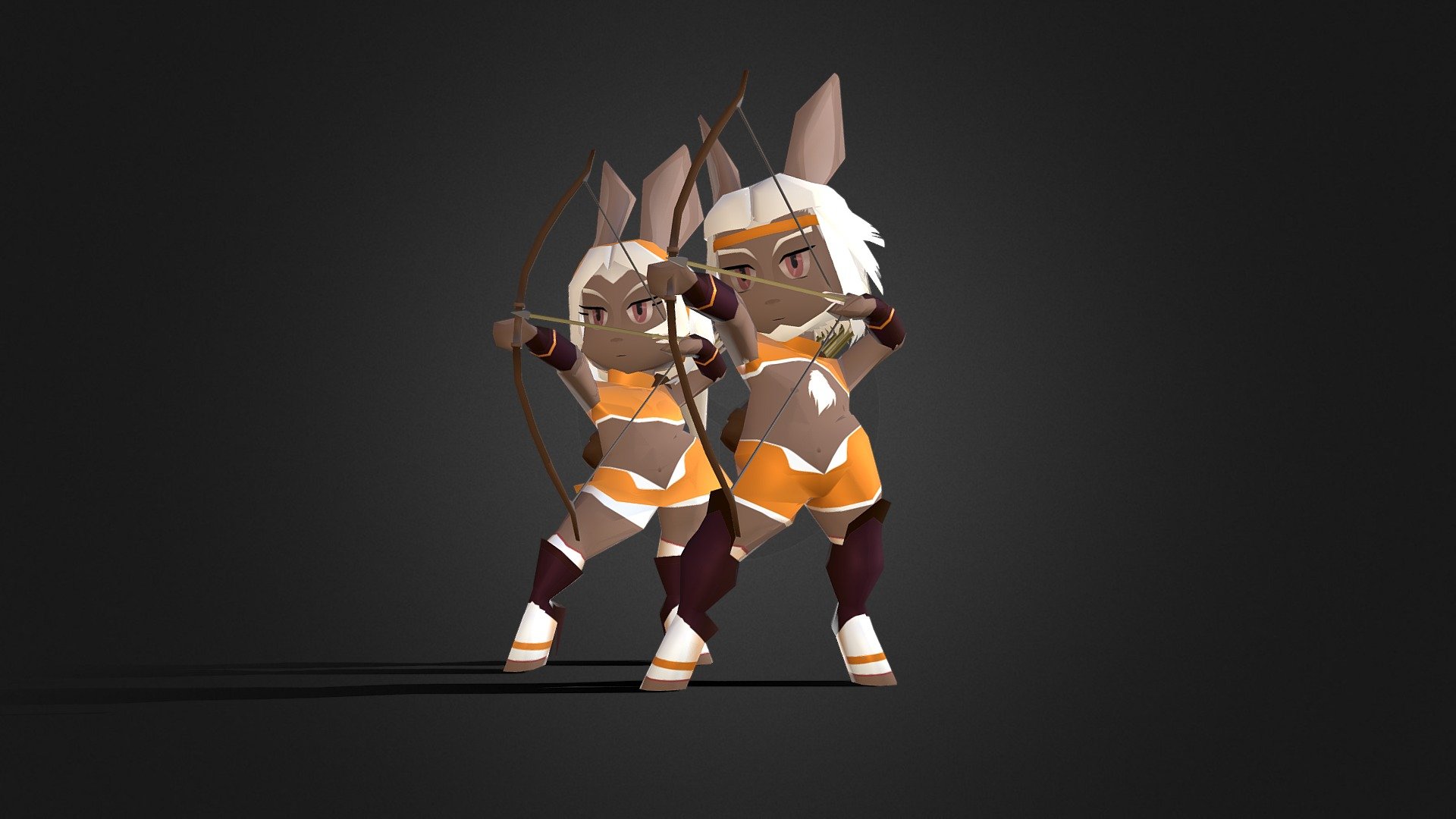 Archer Viera - Male and Female - Download Free 3D model by Caìque ...