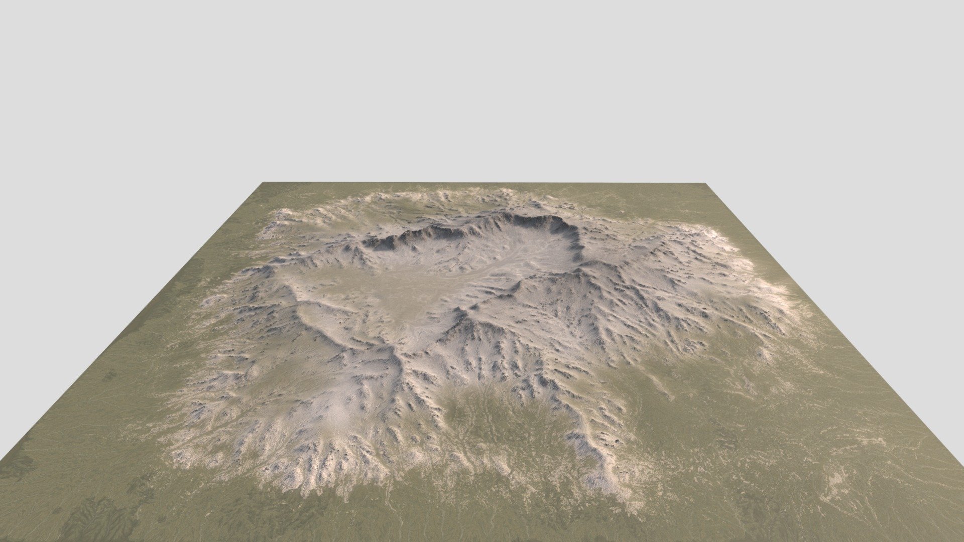 Volcano_Mountain_Terrain Version 6 - Buy Royalty Free 3D model by ...