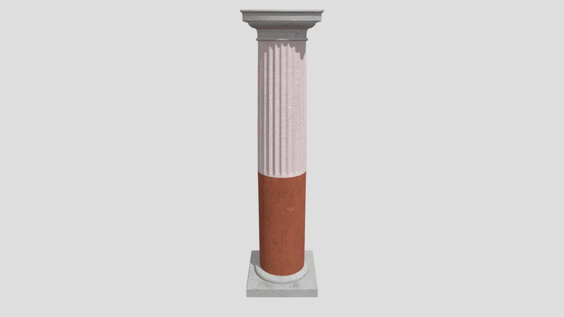 Doric Column in Stucco 2 - Download Free 3D model by ARTcheo3D ...