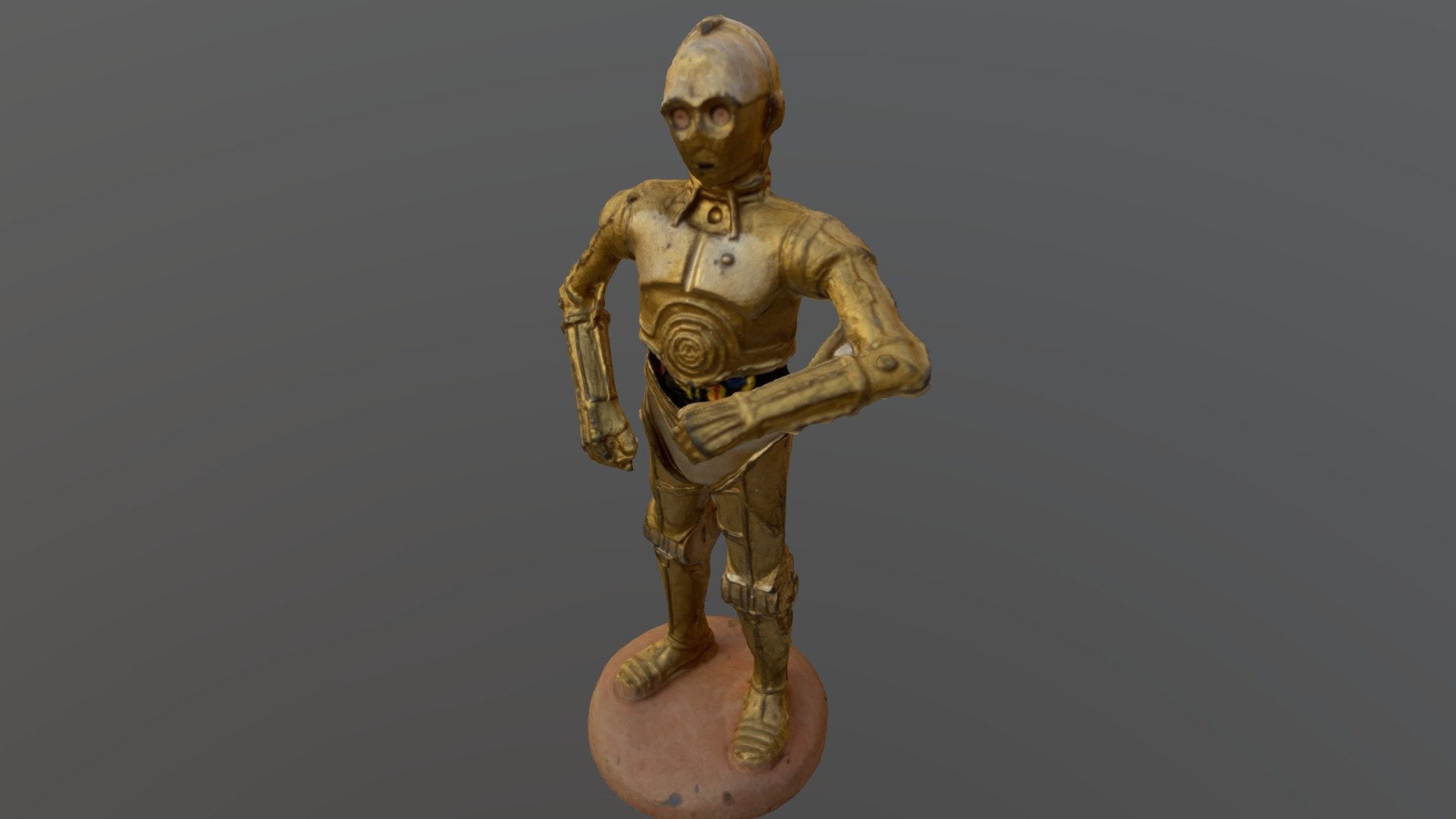 C-3PO (Star Wars) - 3D model by Gustavo Bigelli (@gubigelli) [c86a6d6 ...