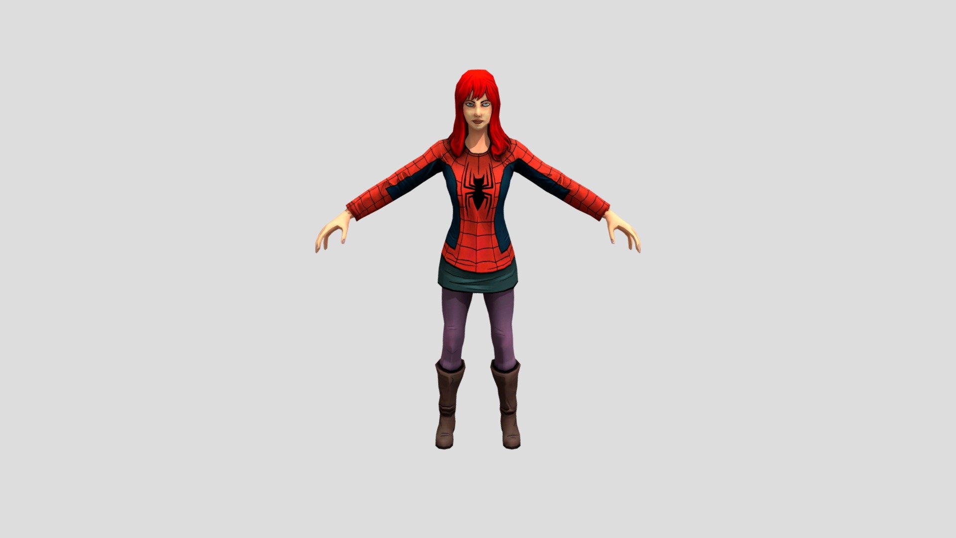 MJ Spider Island Spider-Man Unlimited Android - Download Free 3D model ...